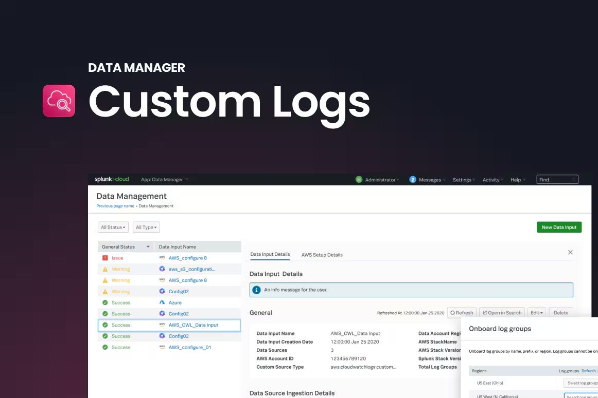 Splunk Data Manager’s Custom Logs: Expanding AWS Log Ingestion ...