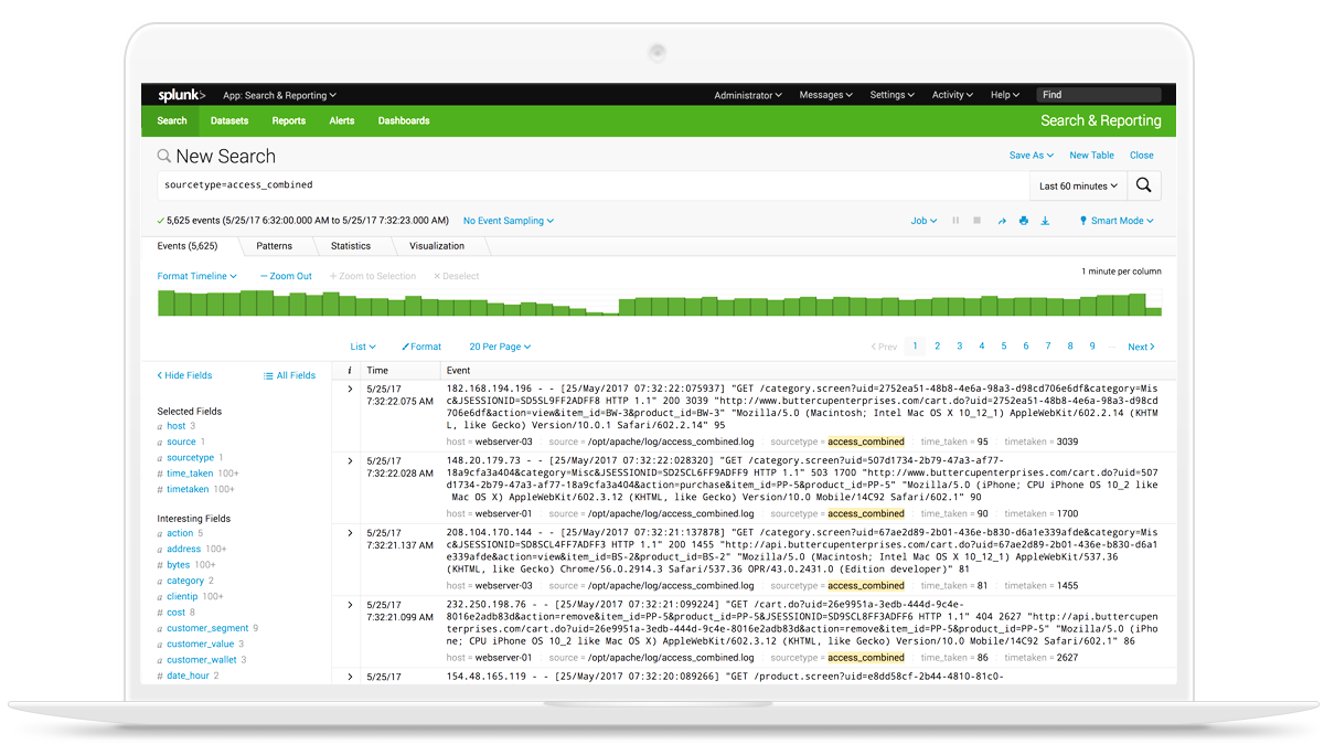 Intelligence Opérationnelle, Gestion des logs, Gestion d’applications ...