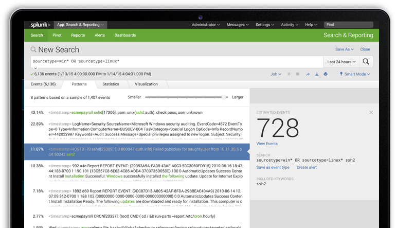 Collect, monitor, analyze and visualize massive streams of machine data ...